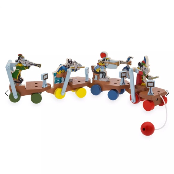 Disney | Toys | Mickey Mouse And Friends The Band Concert Wooden Pull ...